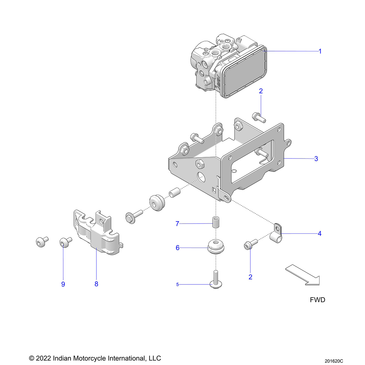BRAKES, ABS MODULE ASM. - N23TKABB ALL OPTIONS (201620C) - Moore Speed ...
