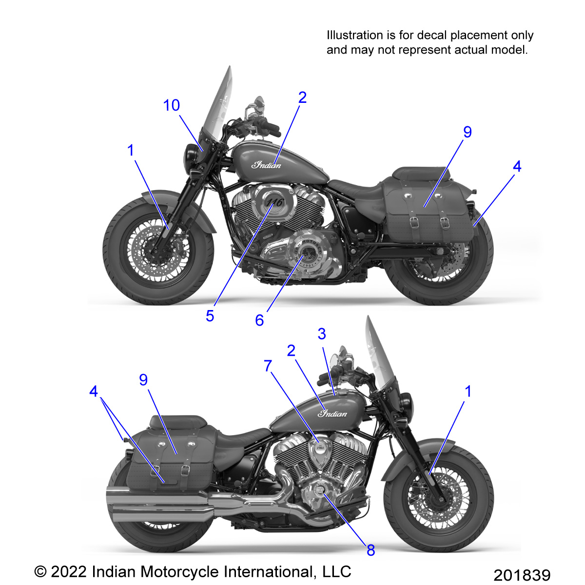 BODY, DECALS/EMBLEMS/BADGES - N23DBABH/DBFBH ALL OPTIONS (201839 ...