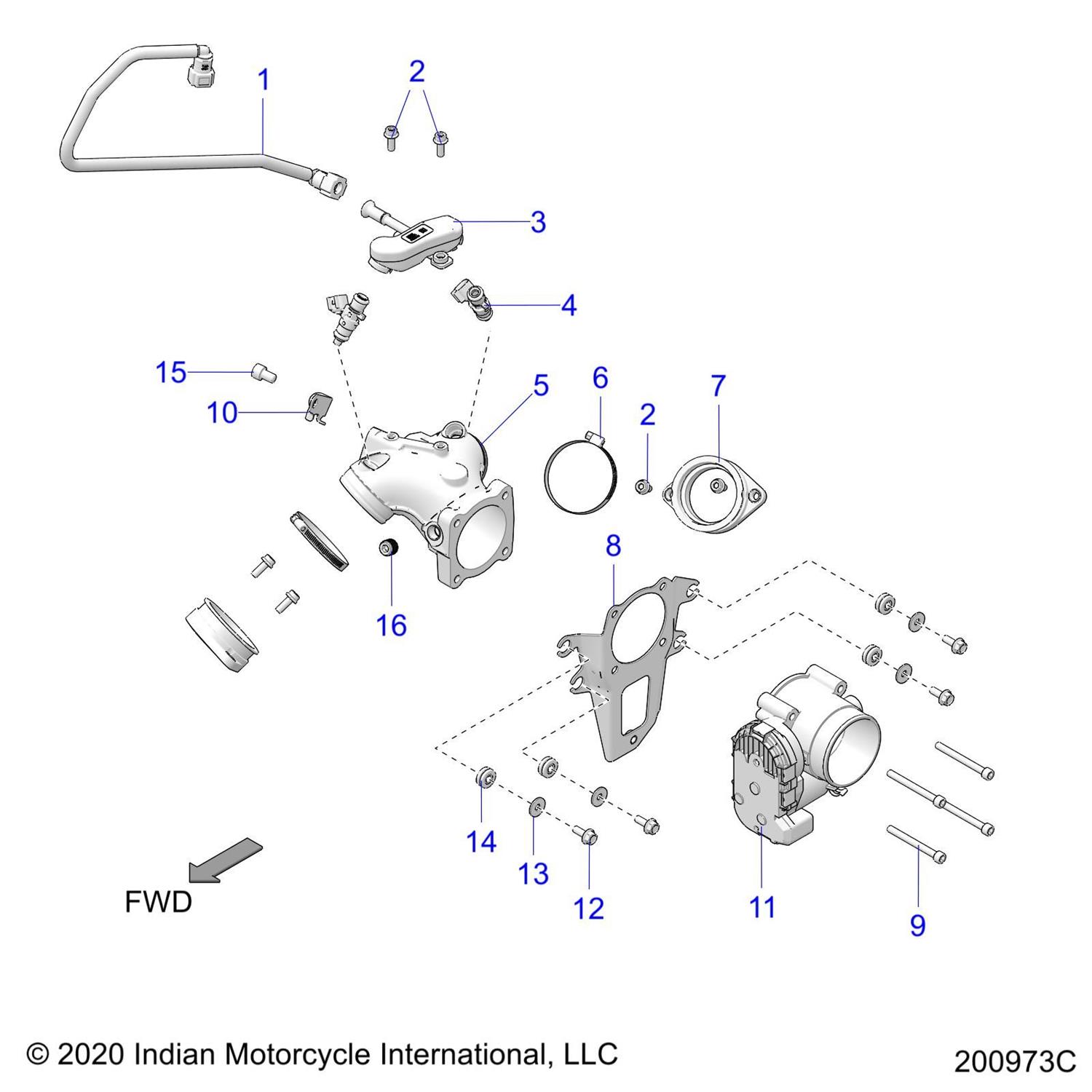 BRACKET., SUPPORT, INTAKE MANIFOLD TO 11/30/2020 - Moore Speed Racing